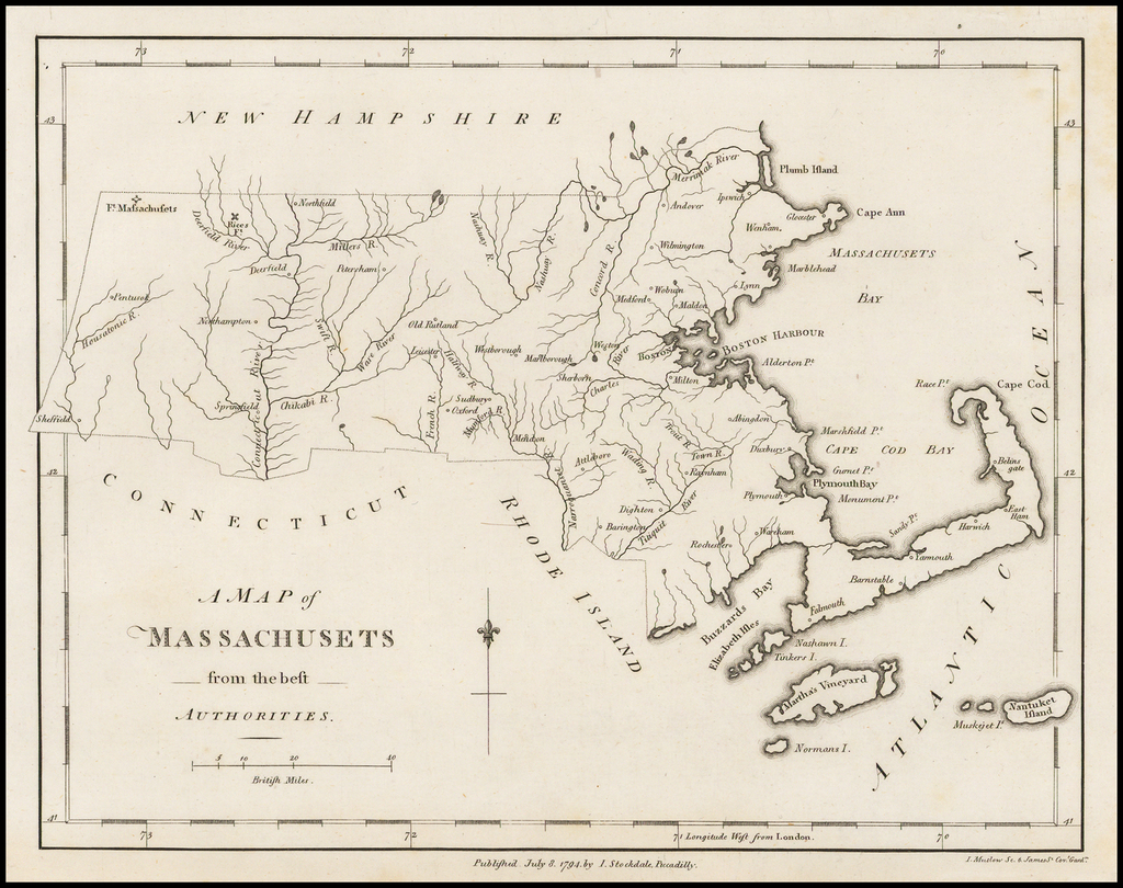 Massachusetts History Map