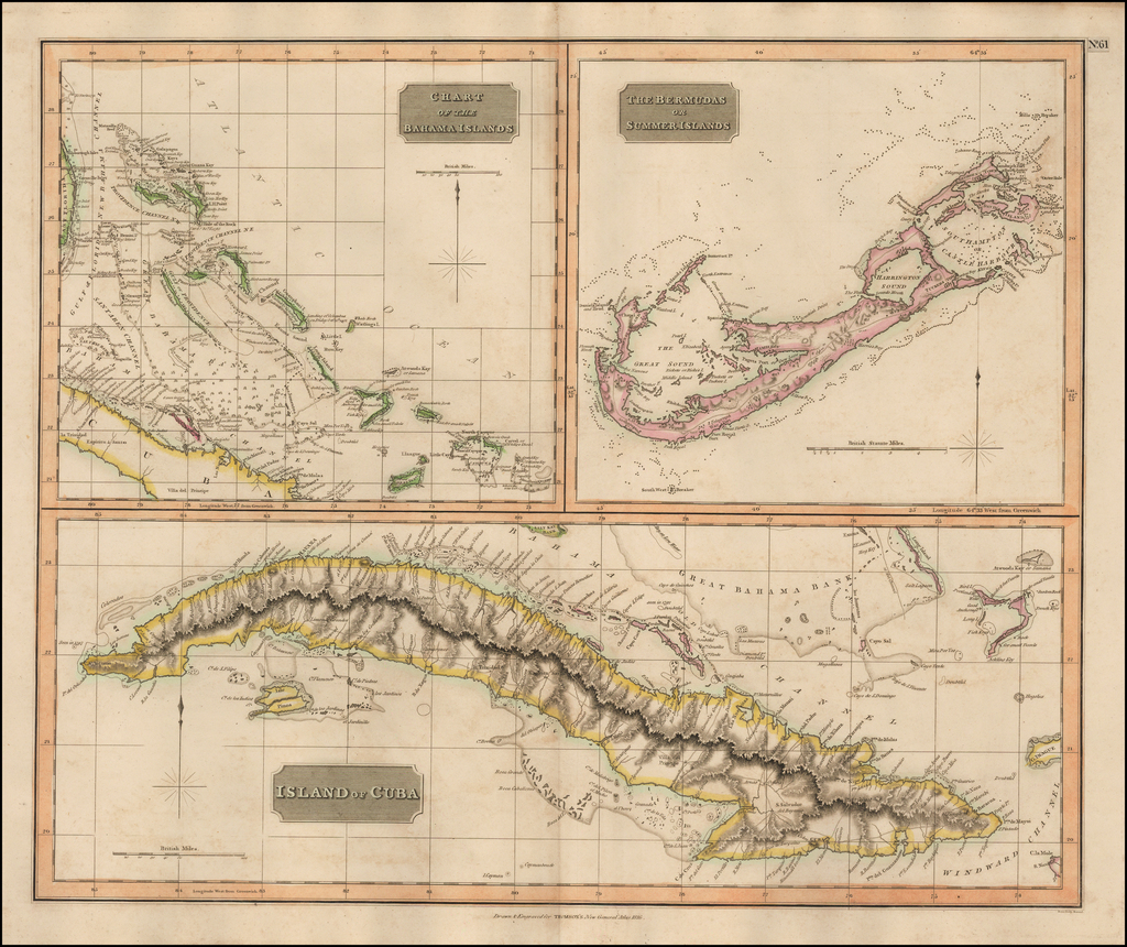 Chart of the Bahama Islands [with] The Bermudas or Summer Islands [with ...