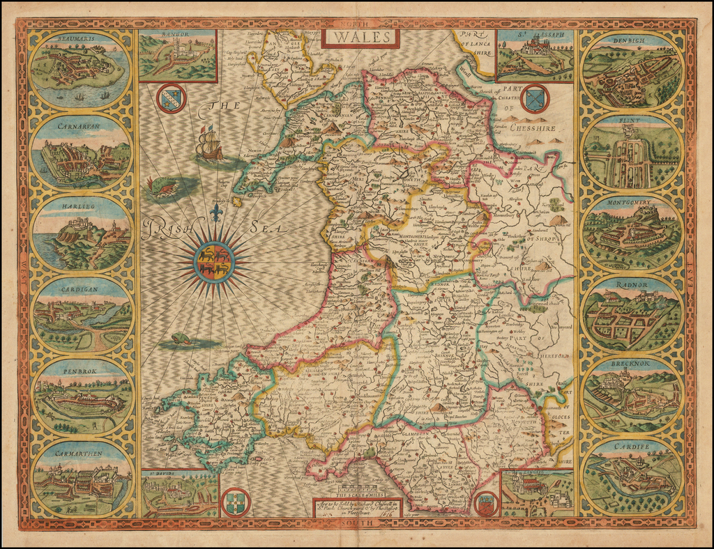 Wales - Barry Lawrence Ruderman Antique Maps Inc.