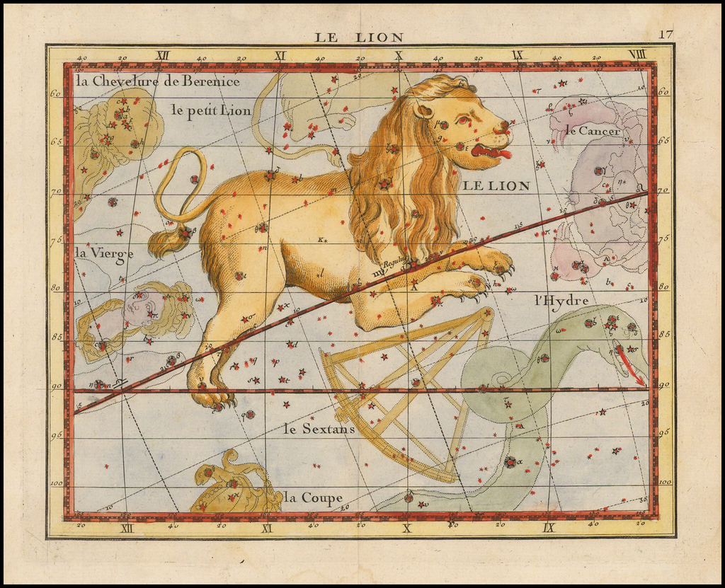Le Lion (Leo) - Barry Lawrence Ruderman Antique Maps Inc.