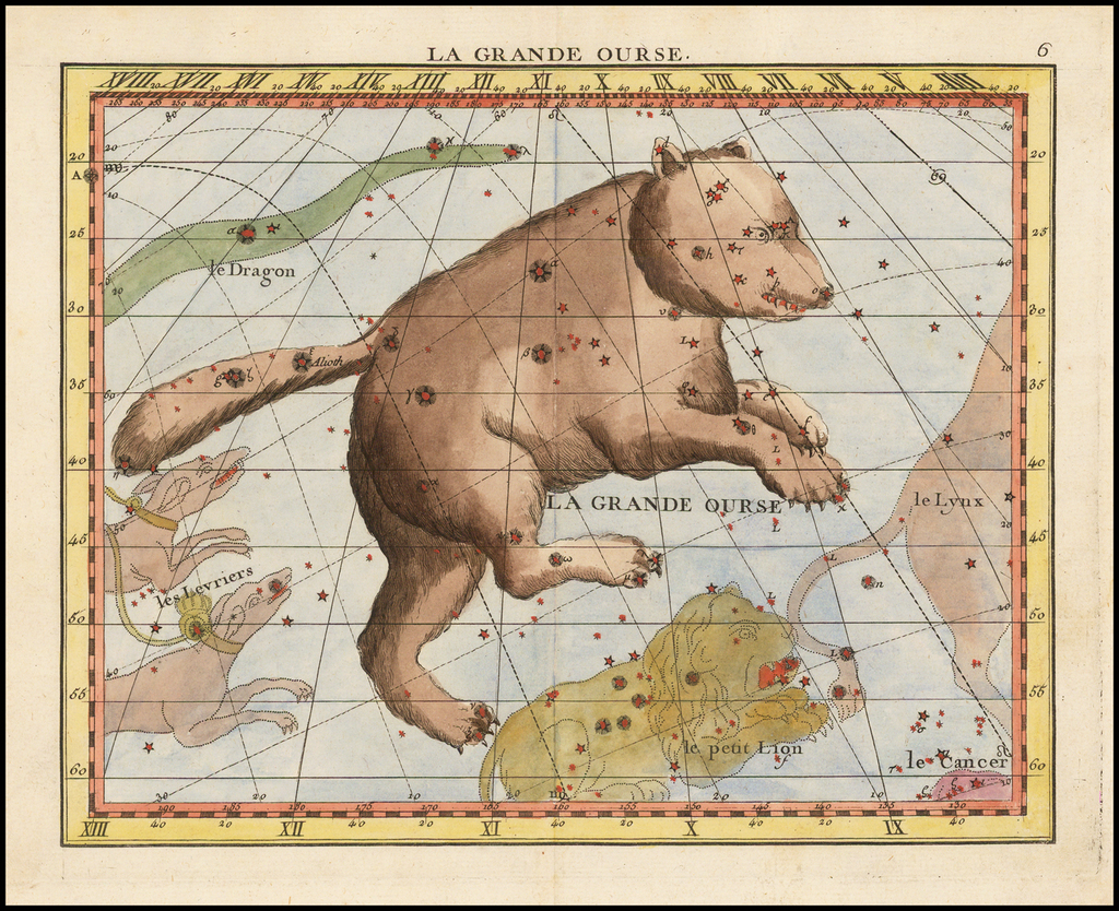 La Grande Ourse (Ursa Major) - Barry Lawrence Ruderman Antique Maps Inc.