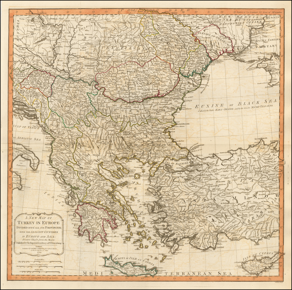 Turkey Map Europe Asia