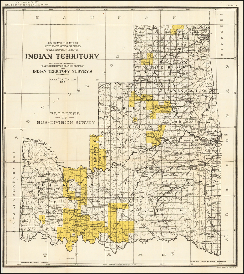 Indian Territory. Compiled under the direction of Charles H. Fitch ...