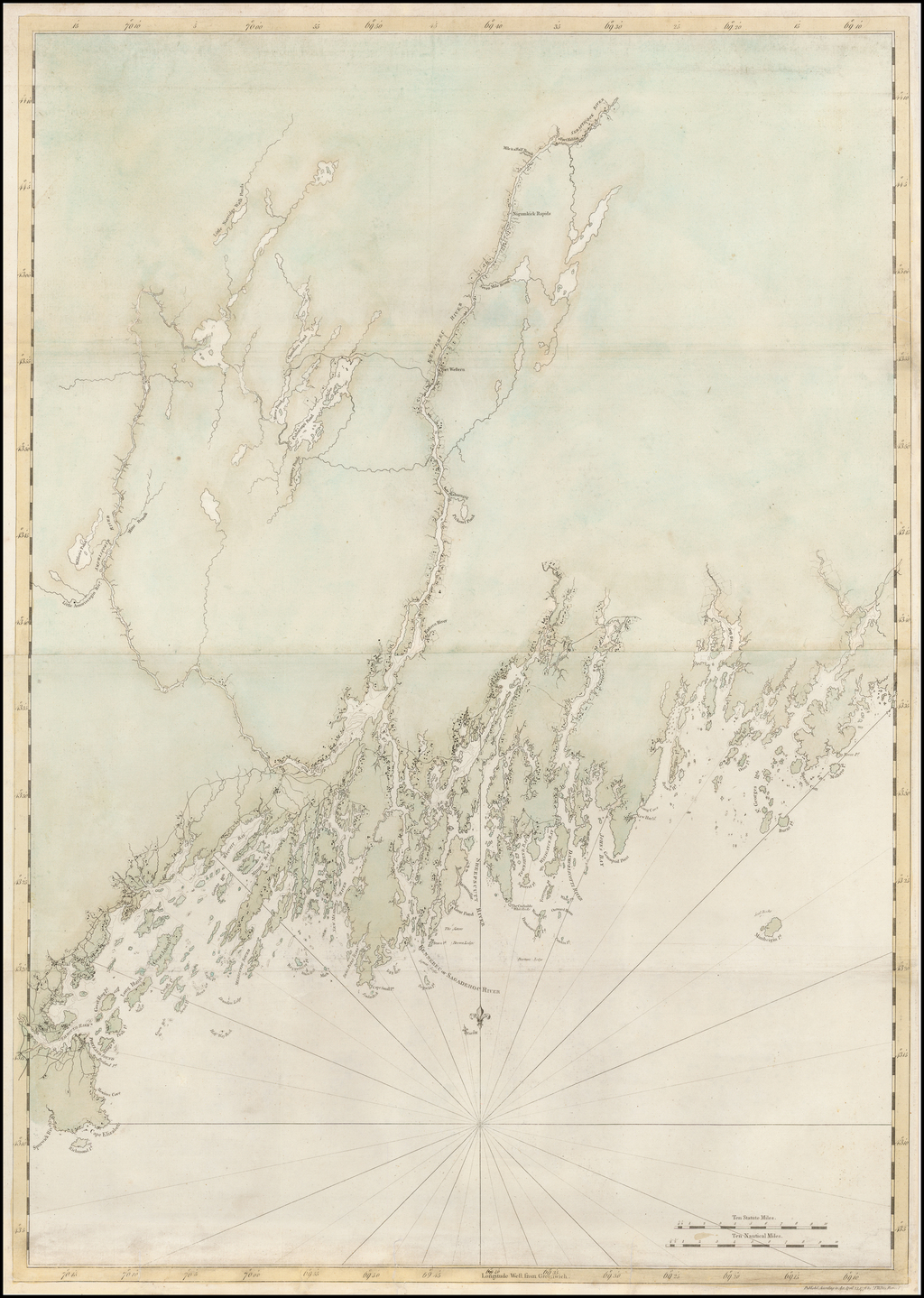 [Portland & Cape Elizabeth to Moskito Island -- Centered on Kennebec ...