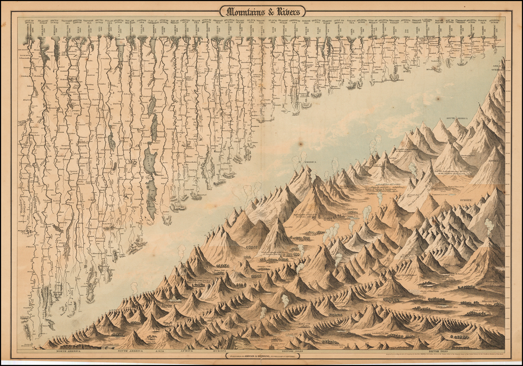 Mountains & Rivers - Barry Lawrence Ruderman Antique Maps Inc.