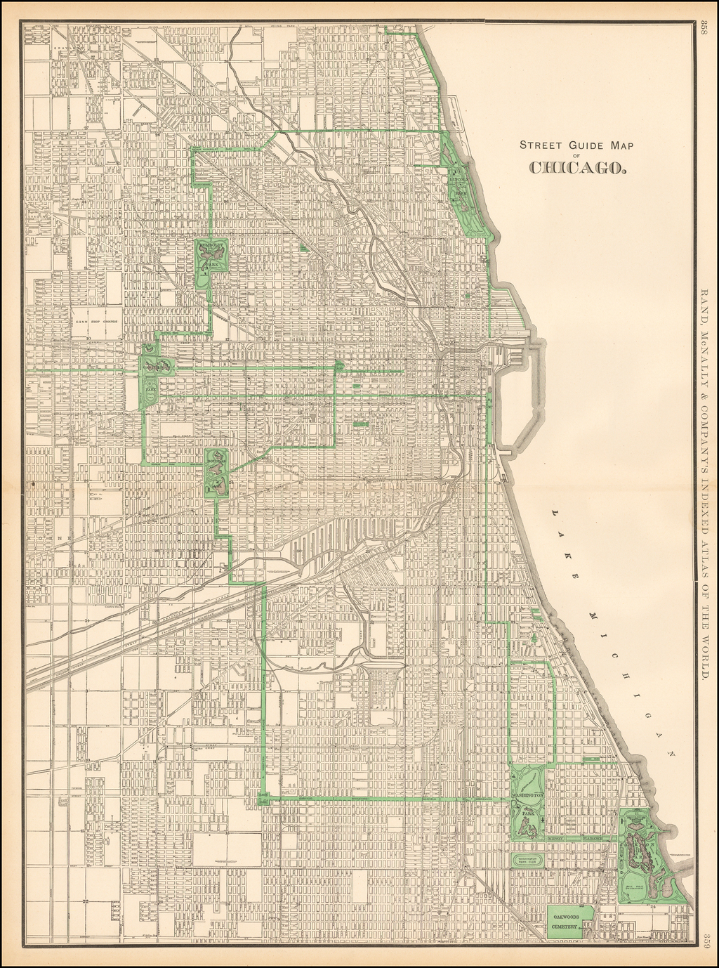 1880 Chicago Street Map