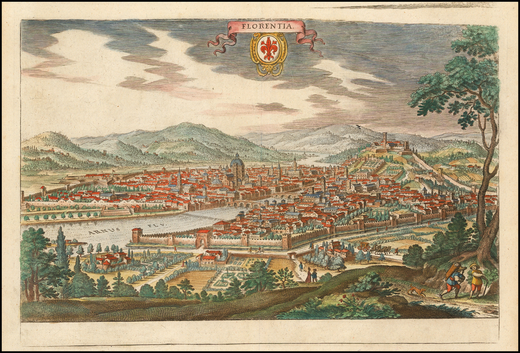 Florentia - Barry Lawrence Ruderman Antique Maps Inc.