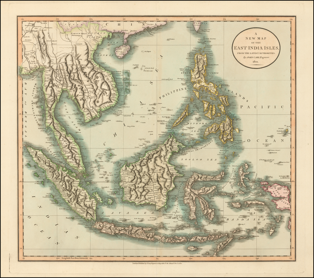 A New Map of the East India Isles, From The Latest Authorities ...