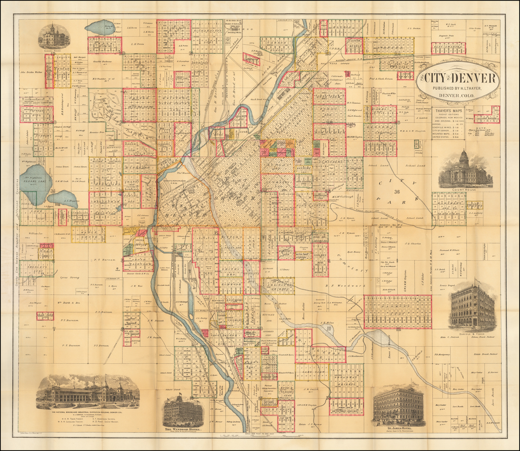 The City of Denver Published by H.L. Thayer . . . - Barry Lawrence ...