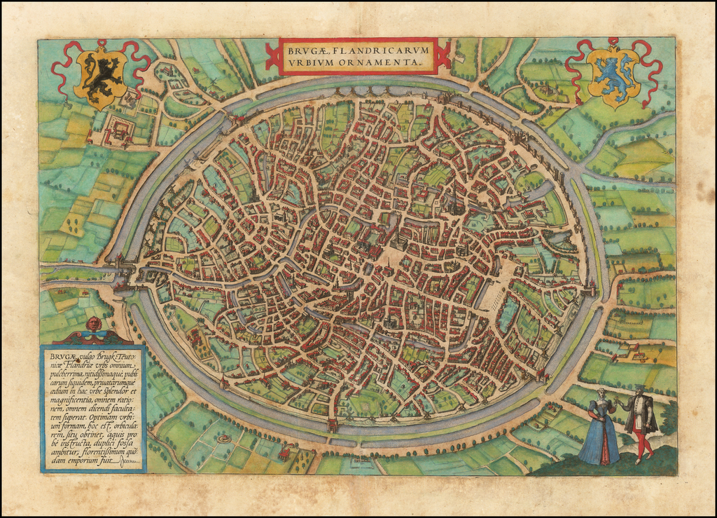 [Brugge] Brugae, Flandricarum Urbium Ornamenta - Barry Lawrence ...