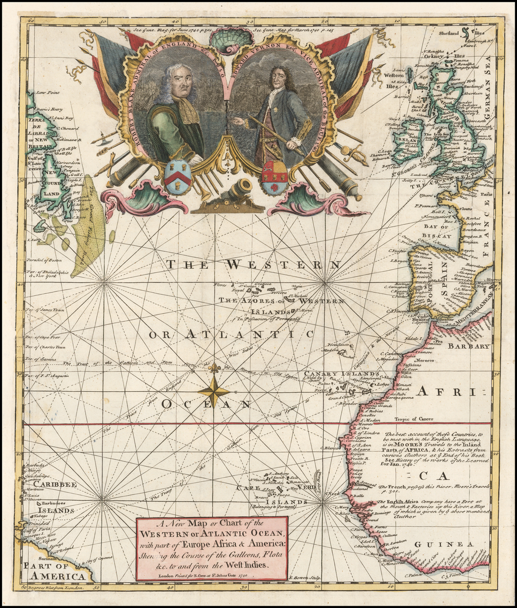 Western Atlantic Map