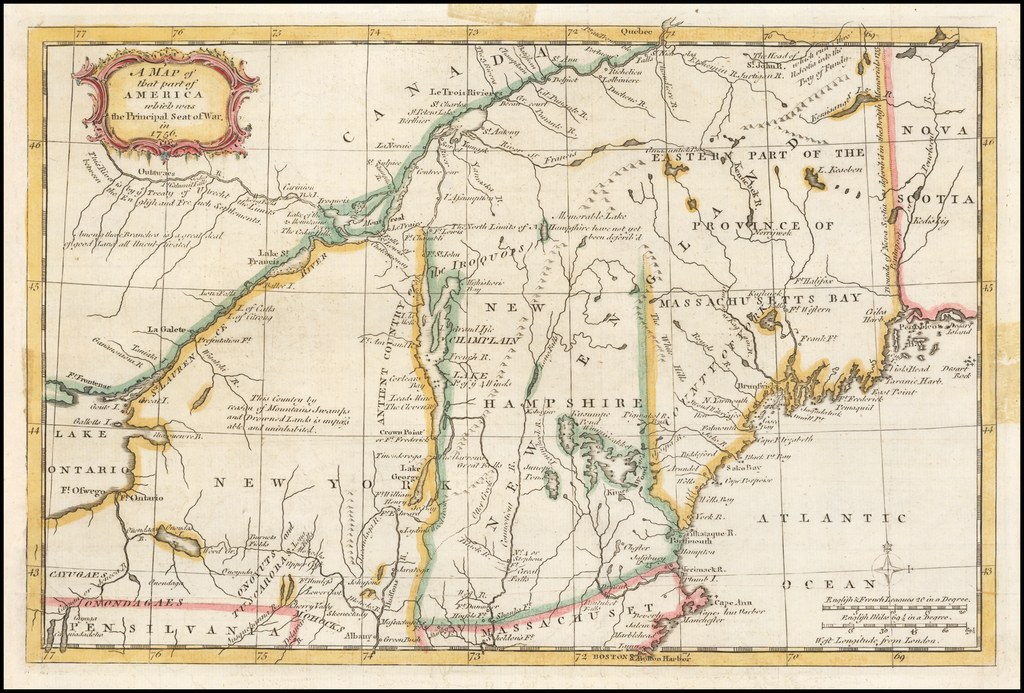 A Map of that Part of America which was the Principal Seat of War in ...