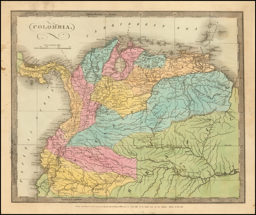 Colombia - Barry Lawrence Ruderman Antique Maps Inc.