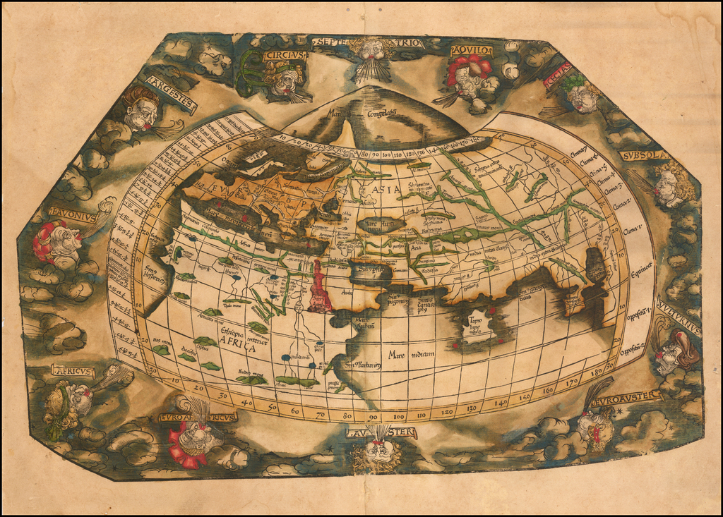 [Untitled World Map] - Barry Lawrence Ruderman Antique Maps Inc.