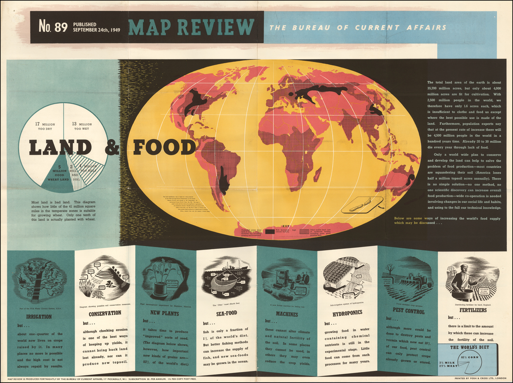 Land & Food - Barry Lawrence Ruderman Antique Maps Inc.