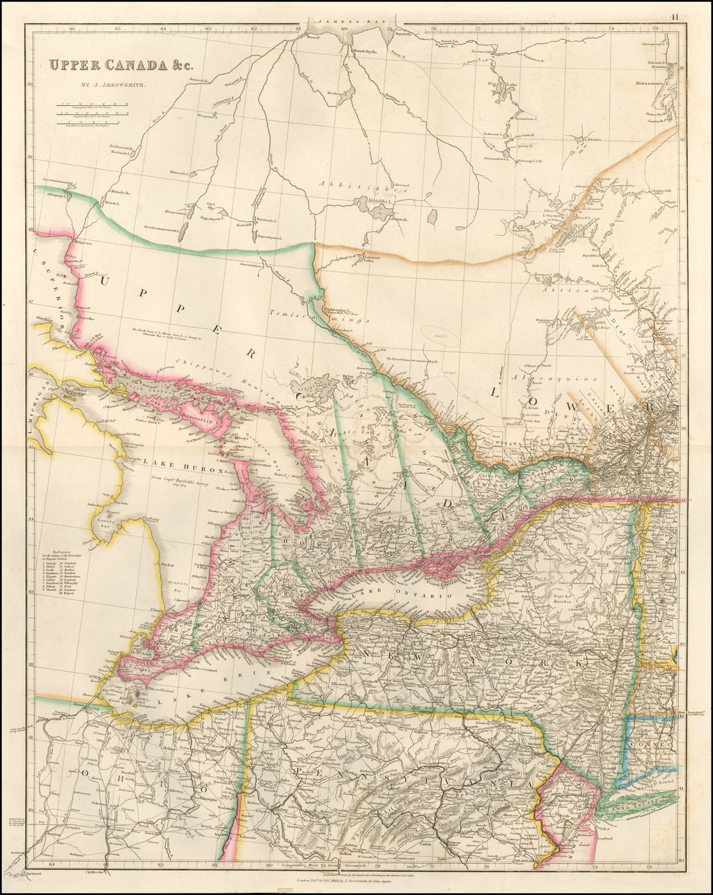 Upper Canada &c. - Barry Lawrence Ruderman Antique Maps Inc.