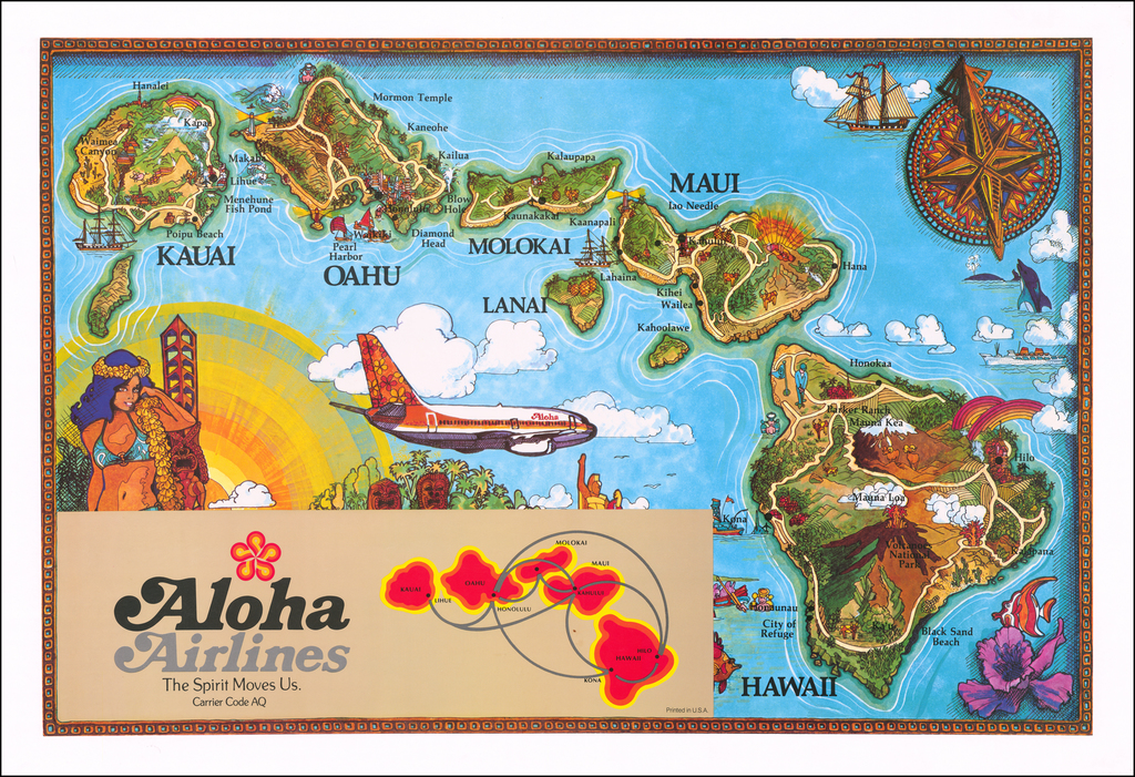 [Hawaiian Islands] Aloha Airlines The Spirit Moves Us . . . - Barry ...