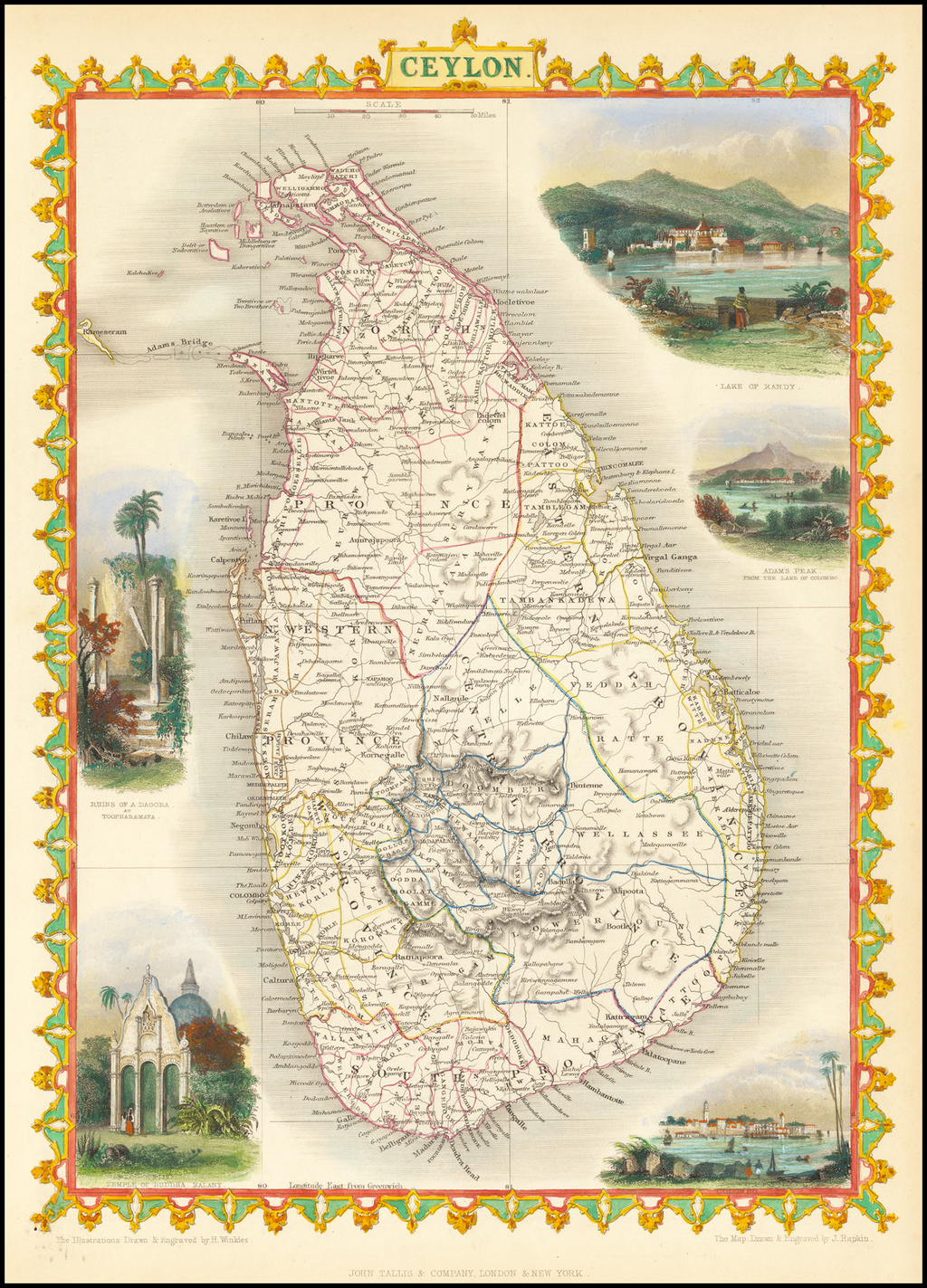 Ceylon - Barry Lawrence Ruderman Antique Maps Inc.