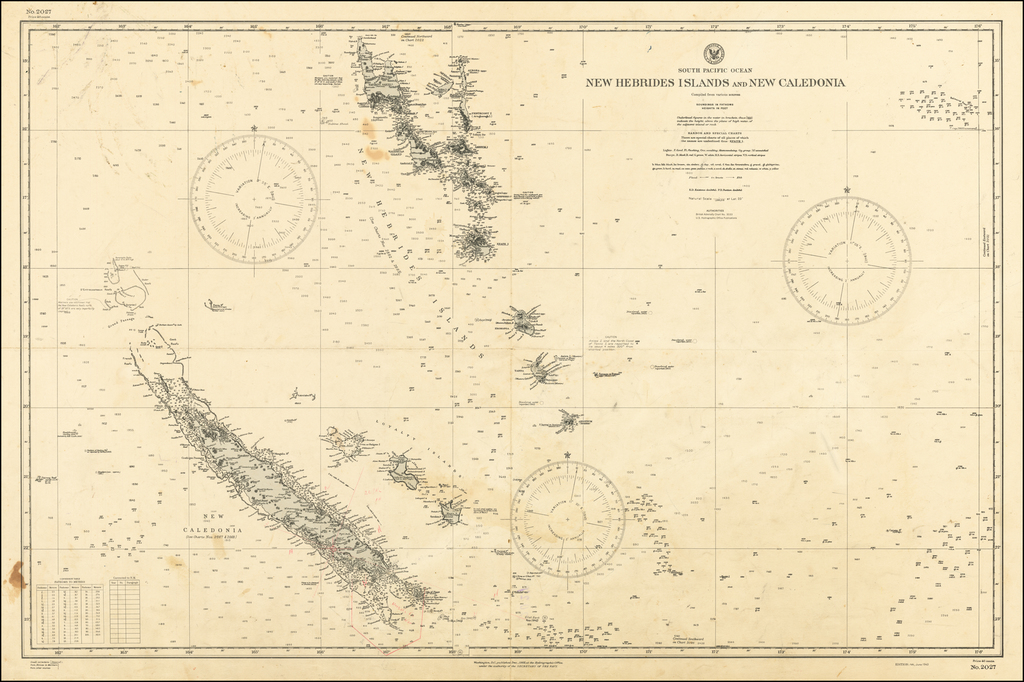 New Hebrides Map