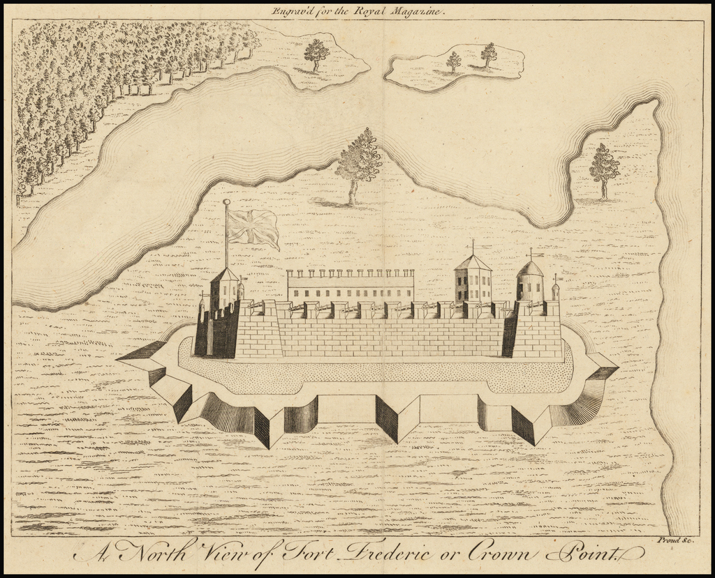 A North View of Fort Frederic or Crown Point - Barry Lawrence Ruderman ...