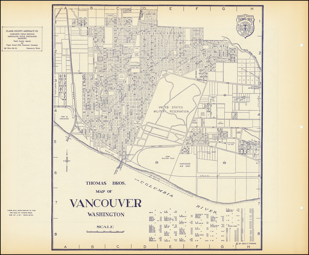 Map Of Vancouver Wa Area Vancouver, Washington Climate Change Risks