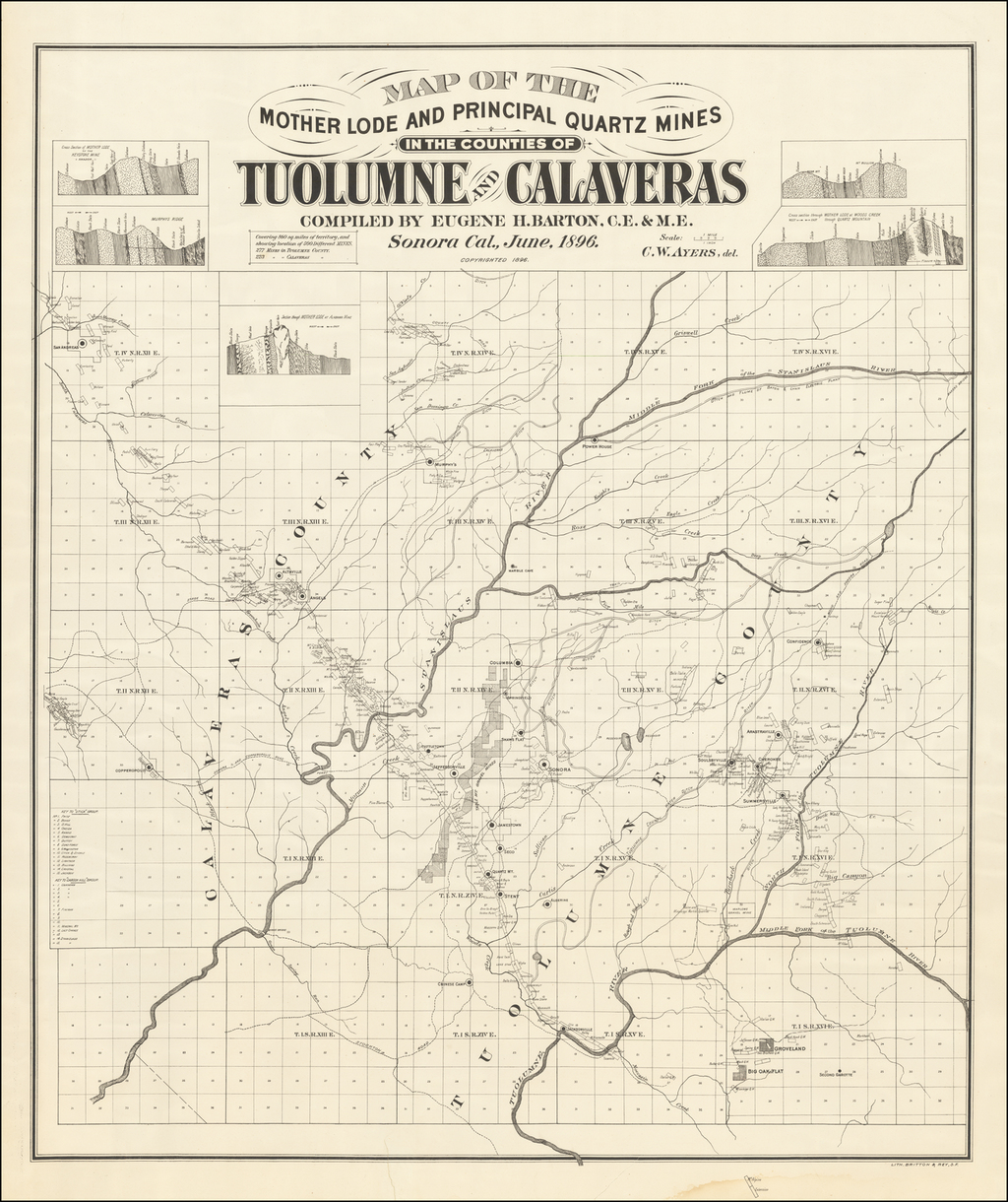 California Lode Map