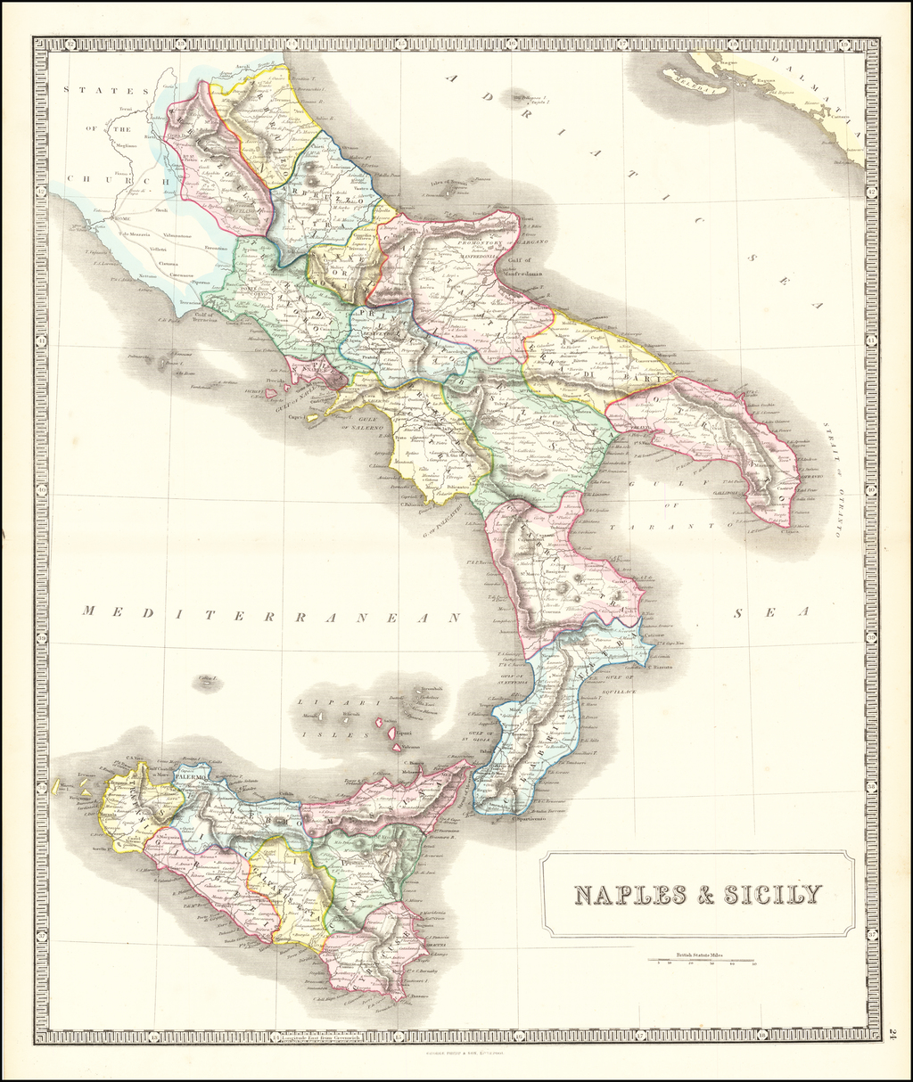 Naples Sicily Maps