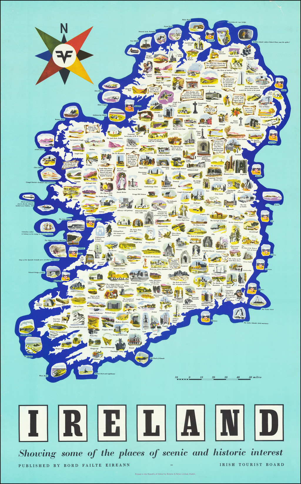 Map of northern ireland tourist attractions | Insiderpuj.com