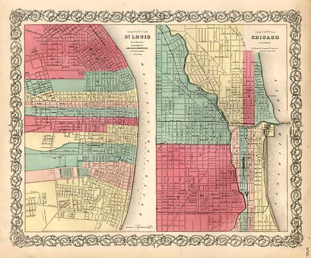 The City of St. Louis [with] The City of Chicago - Barry Lawrence ...