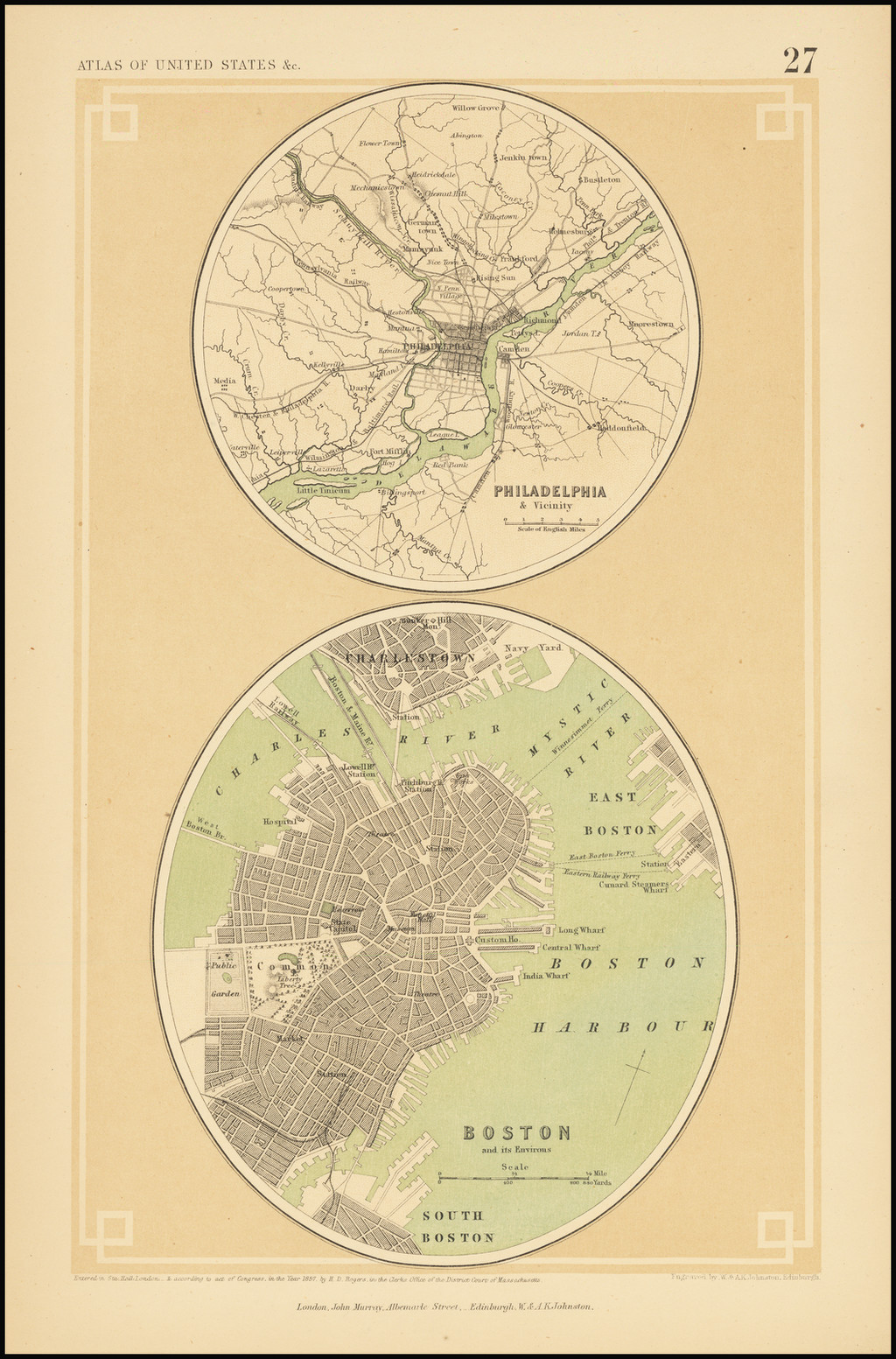 Philadelphia & Vicinity (and) Boston and its Environs - Barry Lawrence ...