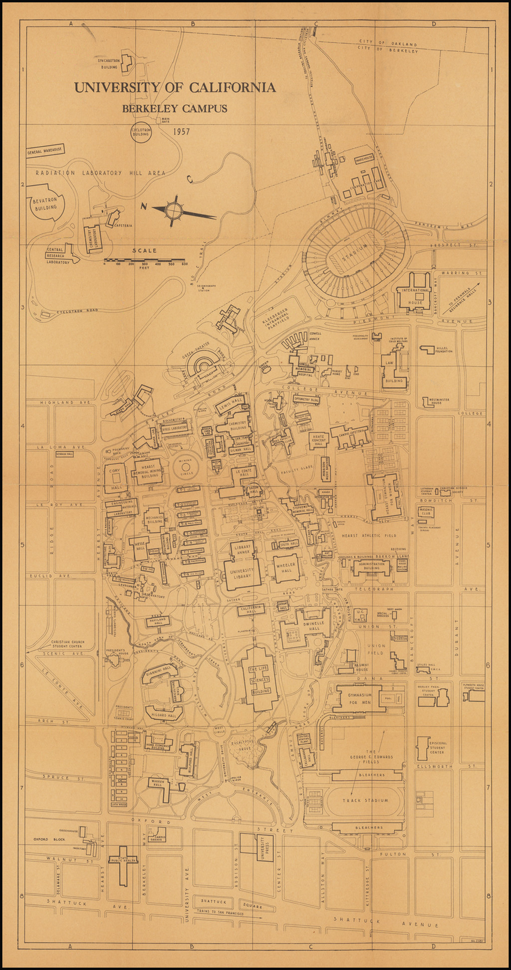 California Berkeley Map