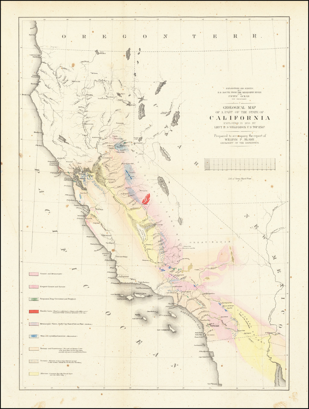 California Geologic Map Geologic Map Of Santa Barbara County,