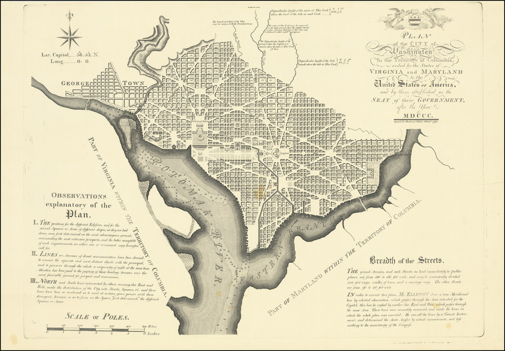 Us Map And Washington Dc