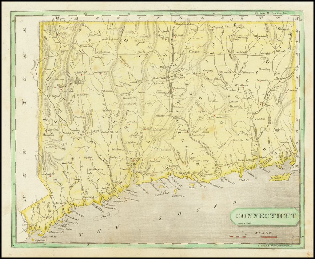 Connecticut - Barry Lawrence Ruderman Antique Maps Inc.