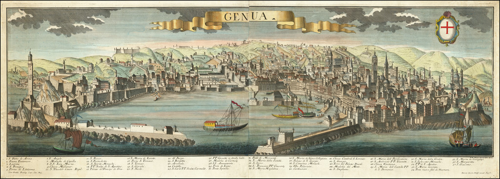 Genua - Barry Lawrence Ruderman Antique Maps Inc.