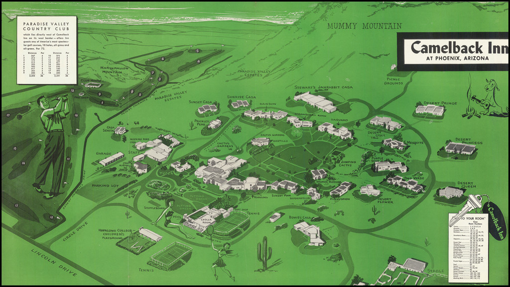 Camelback Inn At Phoenix, Arizona - Barry Lawrence Ruderman Antique ...