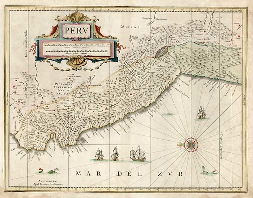 Peru [Gold Highlights!] - Barry Lawrence Ruderman Antique Maps Inc.