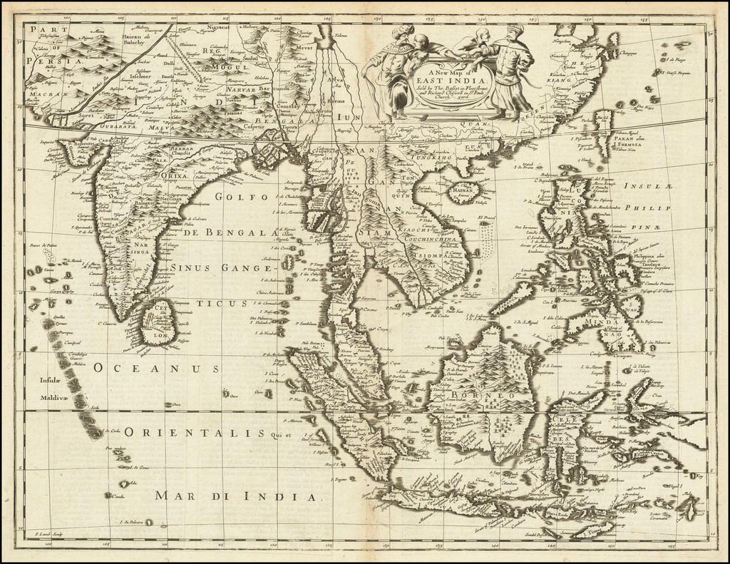 A new map of East India - Barry Lawrence Ruderman Antique Maps Inc.