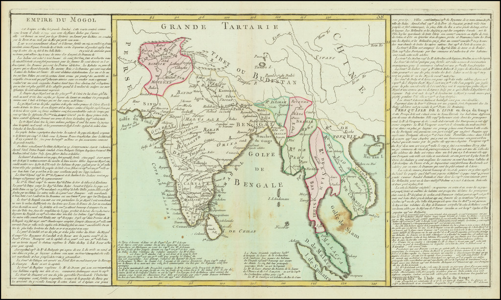 [India and Indochina] Empire du Mogol - Barry Lawrence Ruderman Antique ...