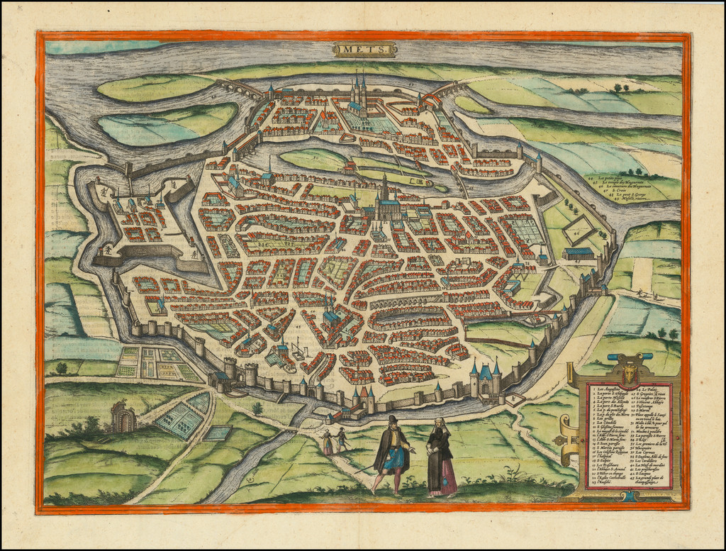 [ Metz, France ] Mets - Barry Lawrence Ruderman Antique Maps Inc.