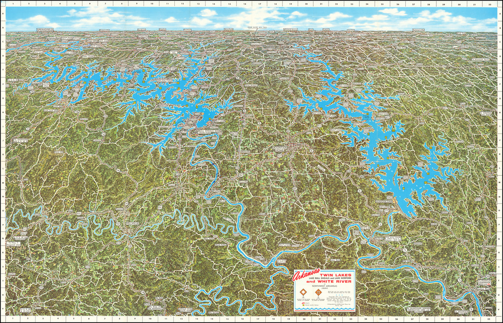 Bull Shoals Lake Map Of Area Bull Shoals Lake Missouri Street Map