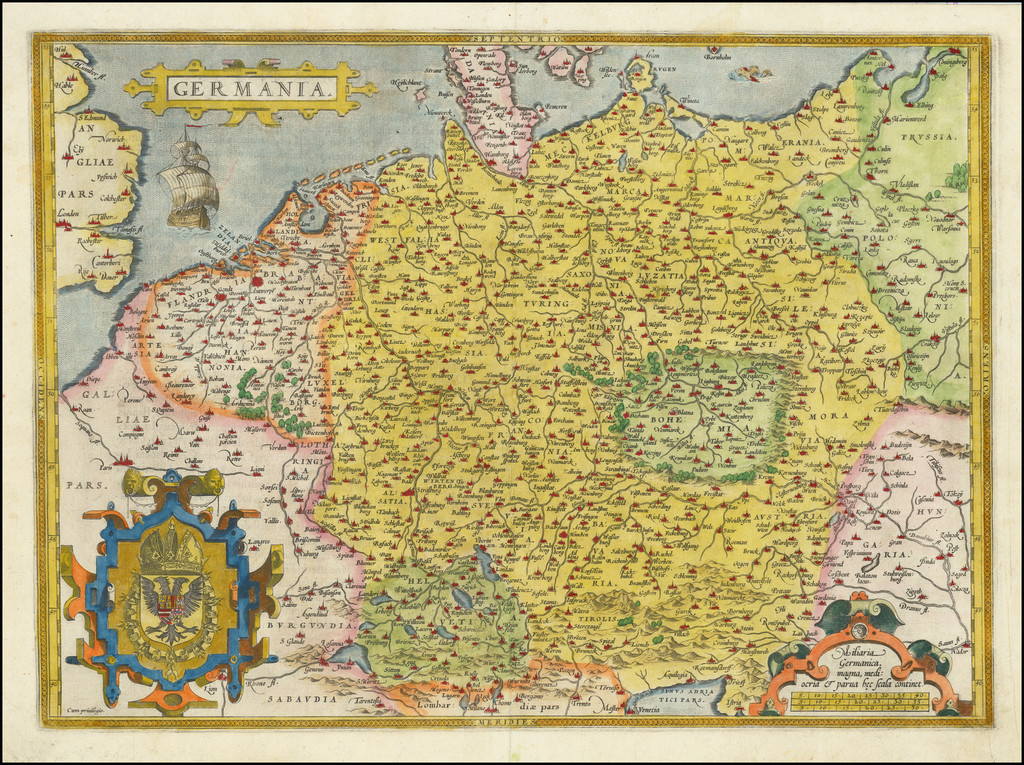 Germania - Barry Lawrence Ruderman Antique Maps Inc.