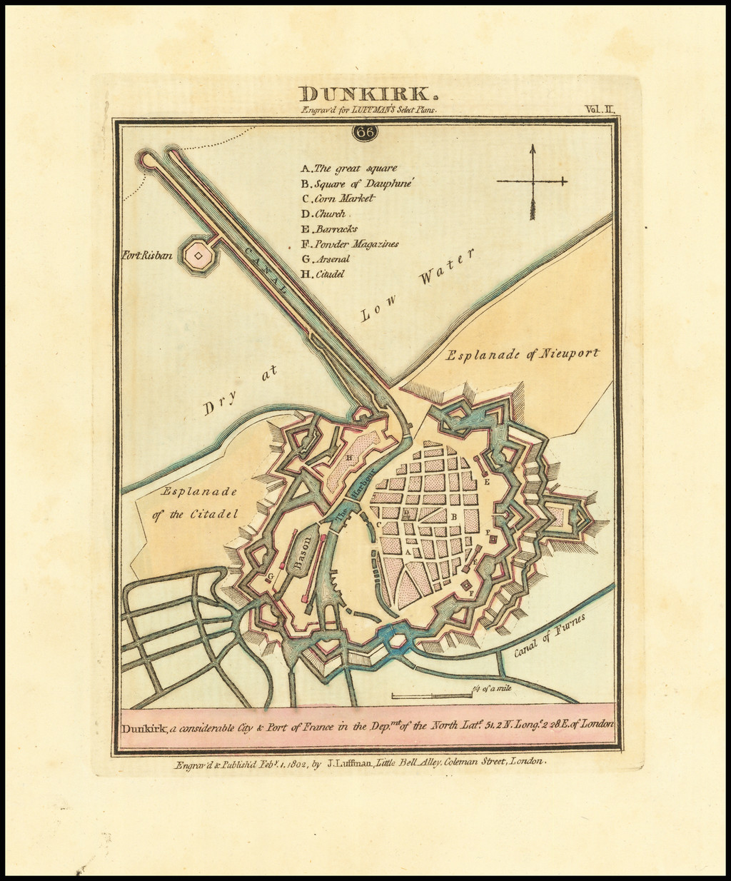 Dunkirk - Barry Lawrence Ruderman Antique Maps Inc.