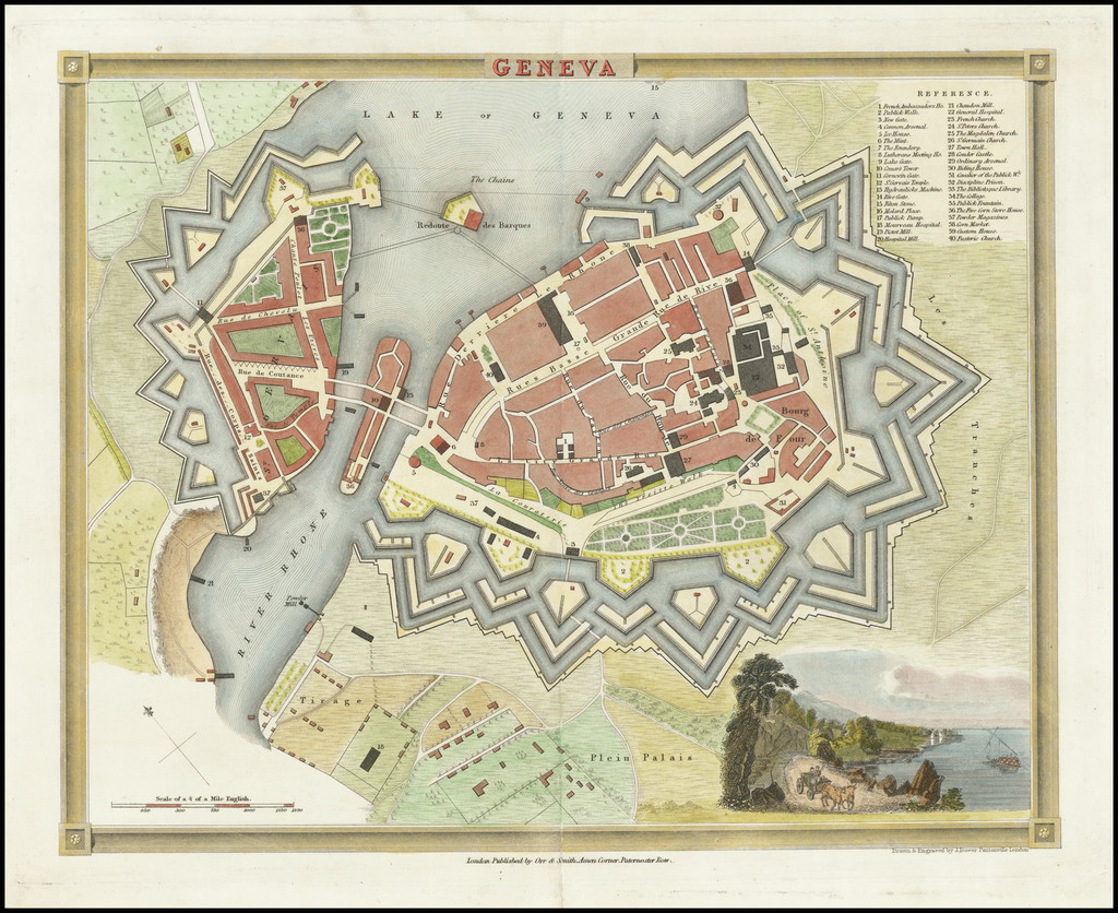 Geneva - Barry Lawrence Ruderman Antique Maps Inc.