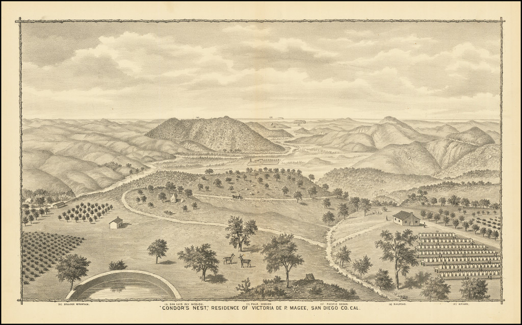 "Condor's Nest," Residence of Victoria de P. Magee, San Diego Co. Cal ...