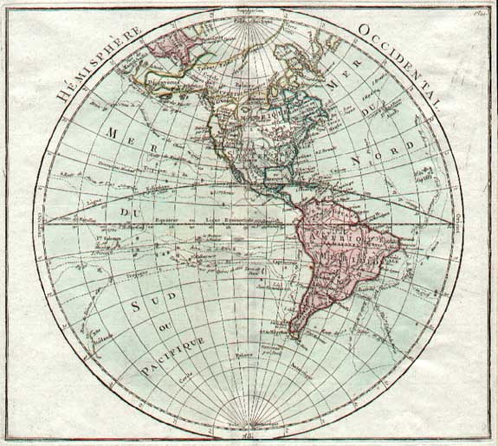 Hemisphere Occidental - Barry Lawrence Ruderman Antique Maps Inc.