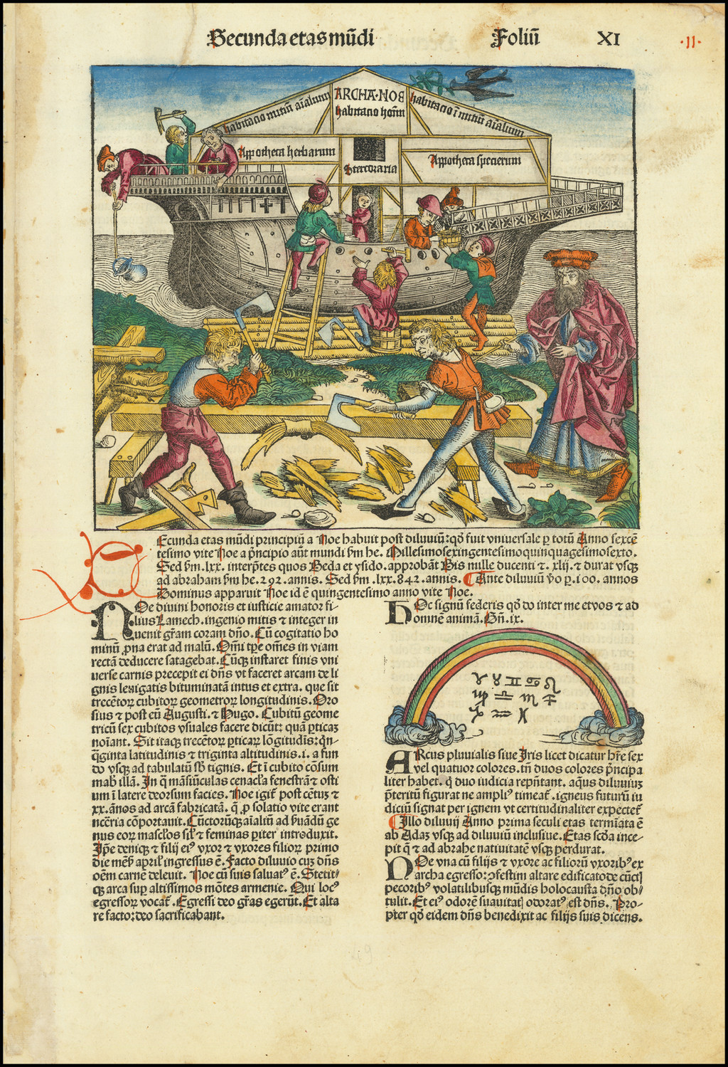 (Noah's Ark) Archa Noe - Barry Lawrence Ruderman Antique Maps Inc.