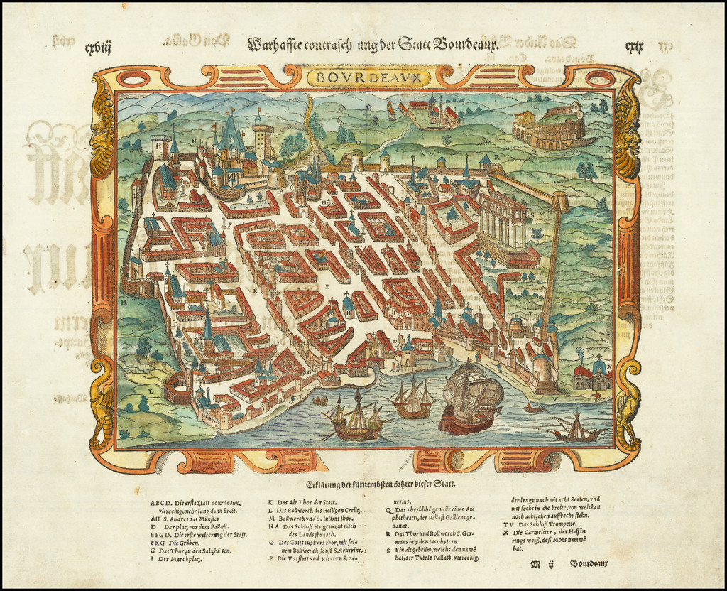 Bourdeaux - Barry Lawrence Ruderman Antique Maps Inc.