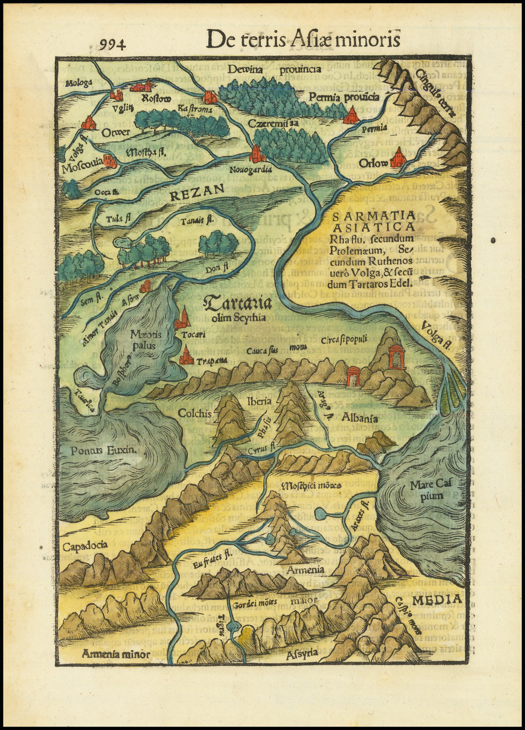 Tartaria olim Scythia - Barry Lawrence Ruderman Antique Maps Inc.