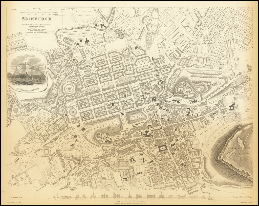 Edinburgh - Barry Lawrence Ruderman Antique Maps Inc.